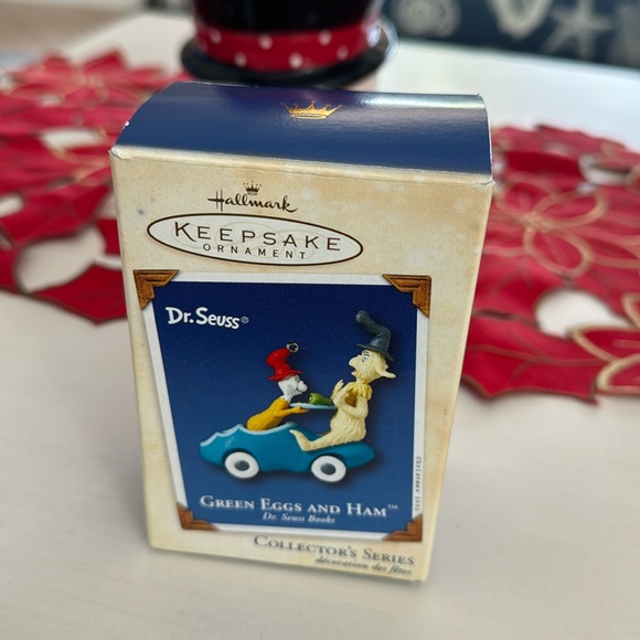 Hallmark | Holiday | 202 Dr Seuss Green Eggs Ham Collectors Ornament | Poshmark